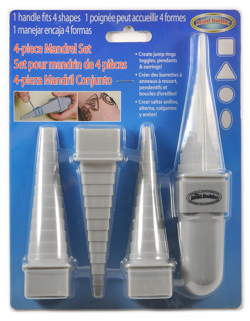 Multi Mandrel 4 Pieces Mandrel Set – Bead Buddy